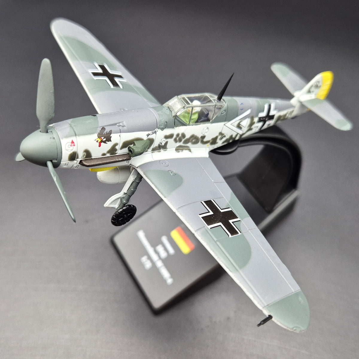 1942 German Air Force Messerschmitt Bf109F-4 Grey 1:72 Fighter Die Cas ...