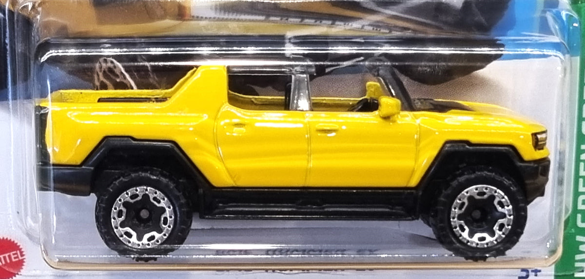 Hot Wheels 2022 GMC Hummer EV Yellow #130 HW Green Speed 3/5 New ...